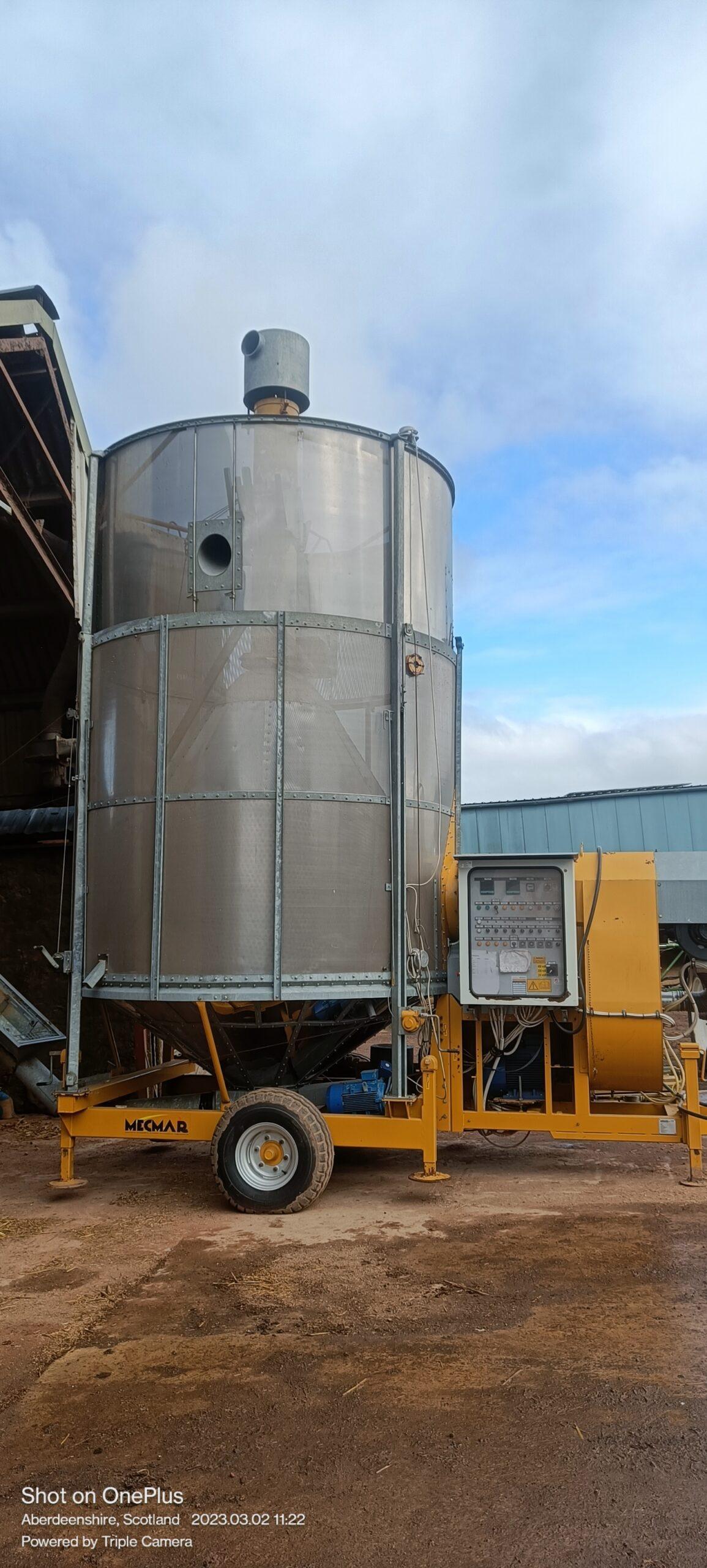 MECMAR 18/20 TON AUTOMATIC GRAIN DRIER: YEAR 2010 | Master Farm Services